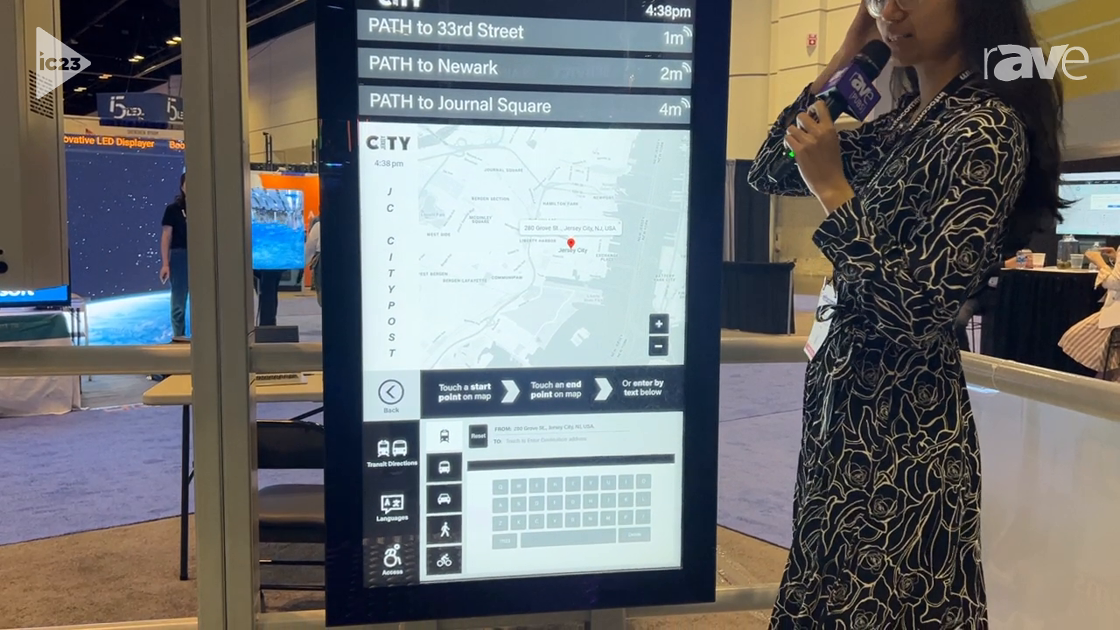 InfoComm 2023: Nanov Exhibits 65″ Interactive Display for Wayfinding – rAVe [PUBS]