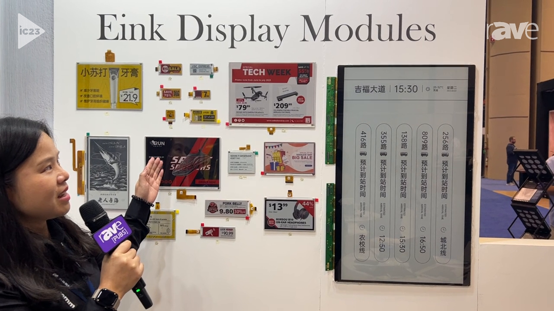 InfoComm 2023: SEEKINK Presents 1″ to 42″ Eink Display Modules in ...
