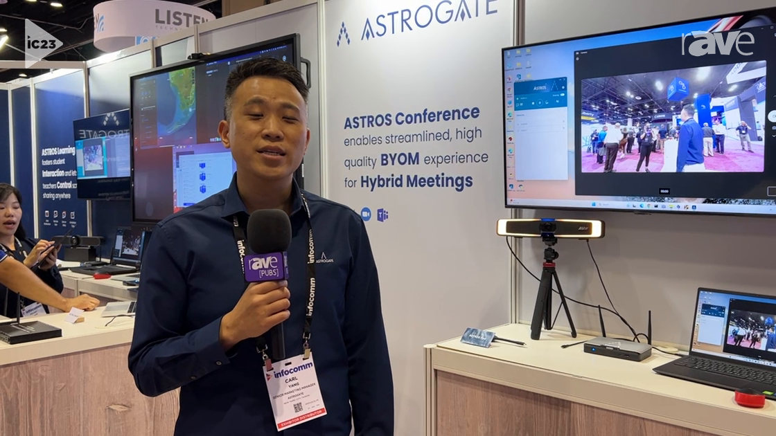 InfoComm 2023: Astrogate Demos ASTROS Conference, a Wireless BYOM ...