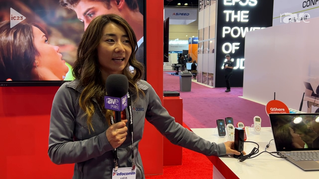 InfoComm 2023: QOMO Intros QShare Wireless HDMI Casting Device, Even “Casts” Touch – rAVe [PUBS]