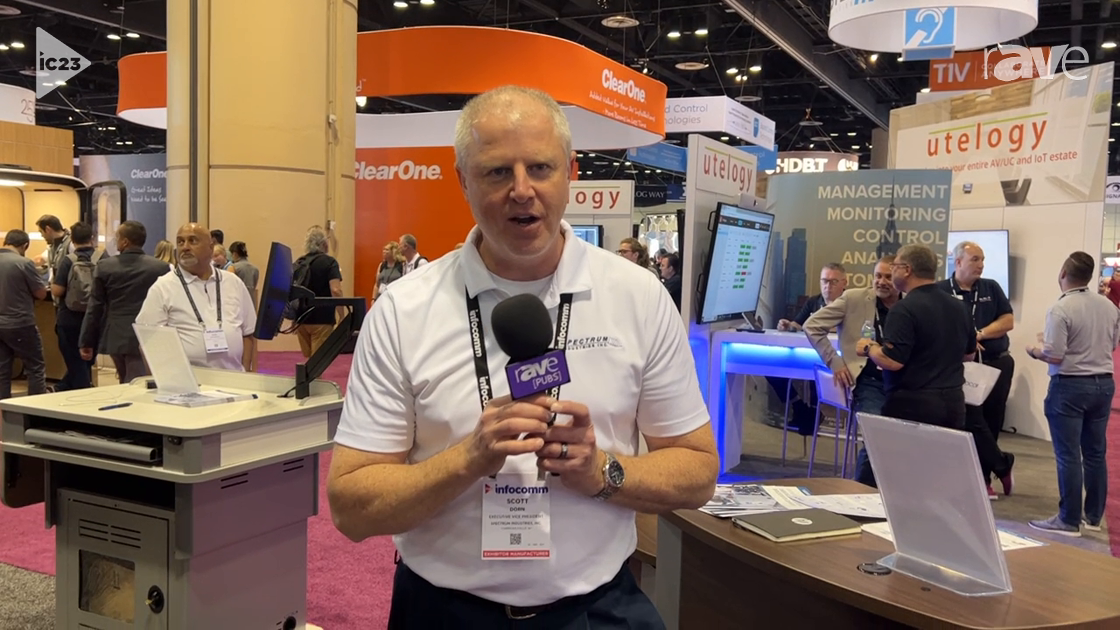 InfoComm 2023: Spectrum Industries Shows Off SLIM Adjustable Lectern ...