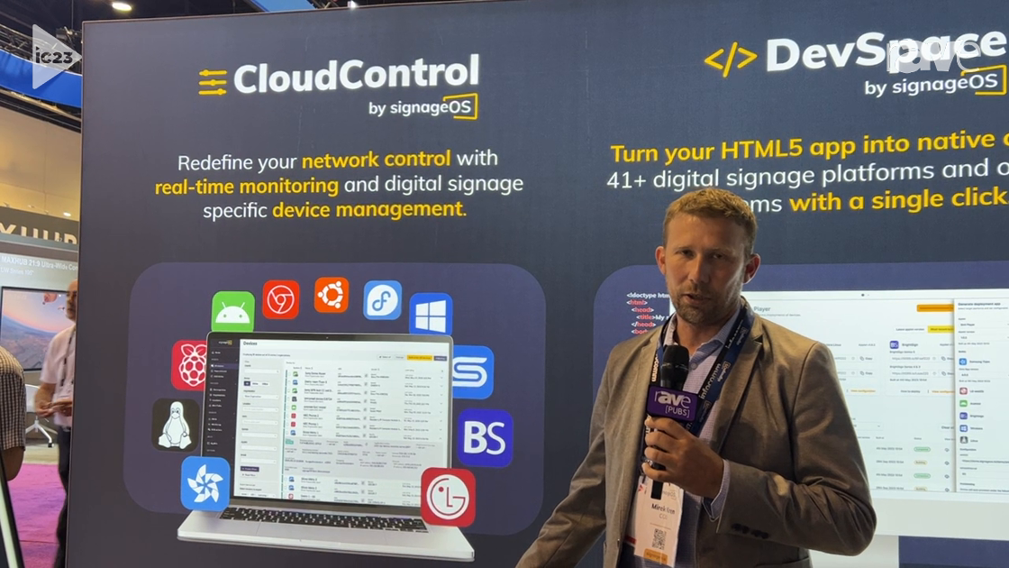 InfoComm 2023: signageOS Introduces CloudControl Device Management Platform for Digital Signage ...