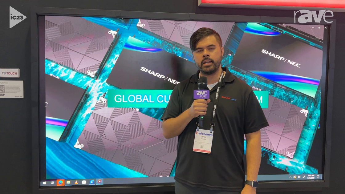 InfoComm 2023: Sharp/NEC Intros New FC Series COB dvLED Display With Smooth Surface for Touch ...