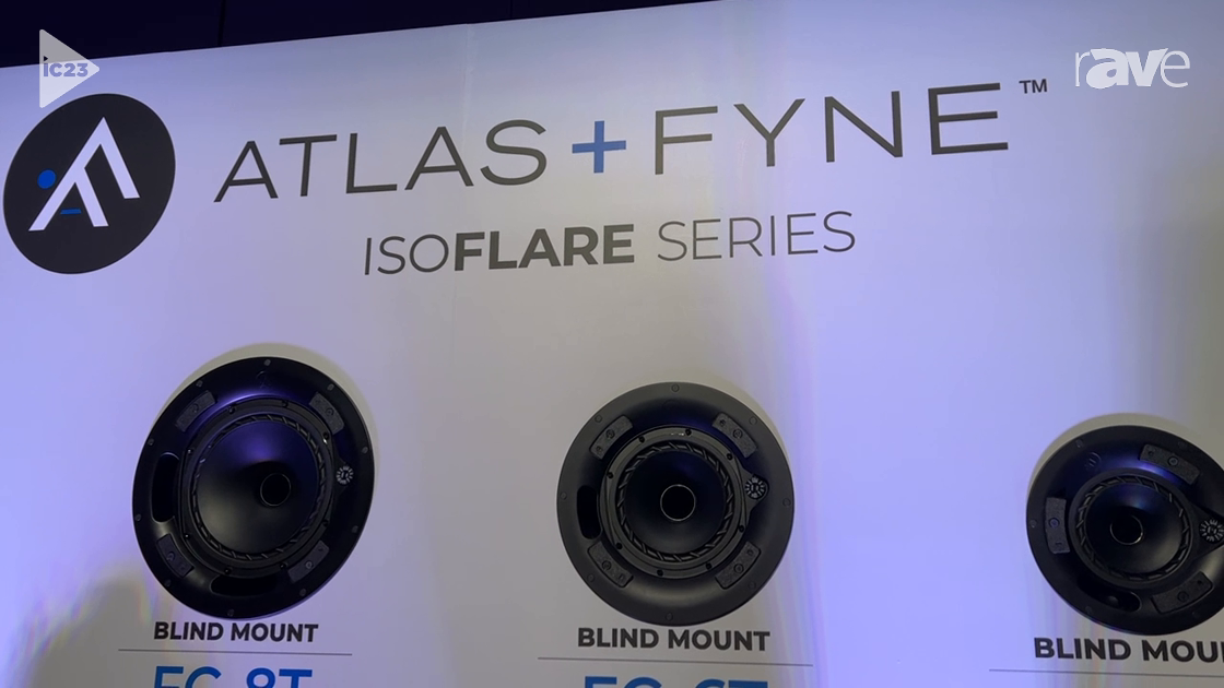 InfoComm 2023: AtlasIED Intros IsoFlare Range of In-Ceiling Speakers in Partnership with Fyne ...