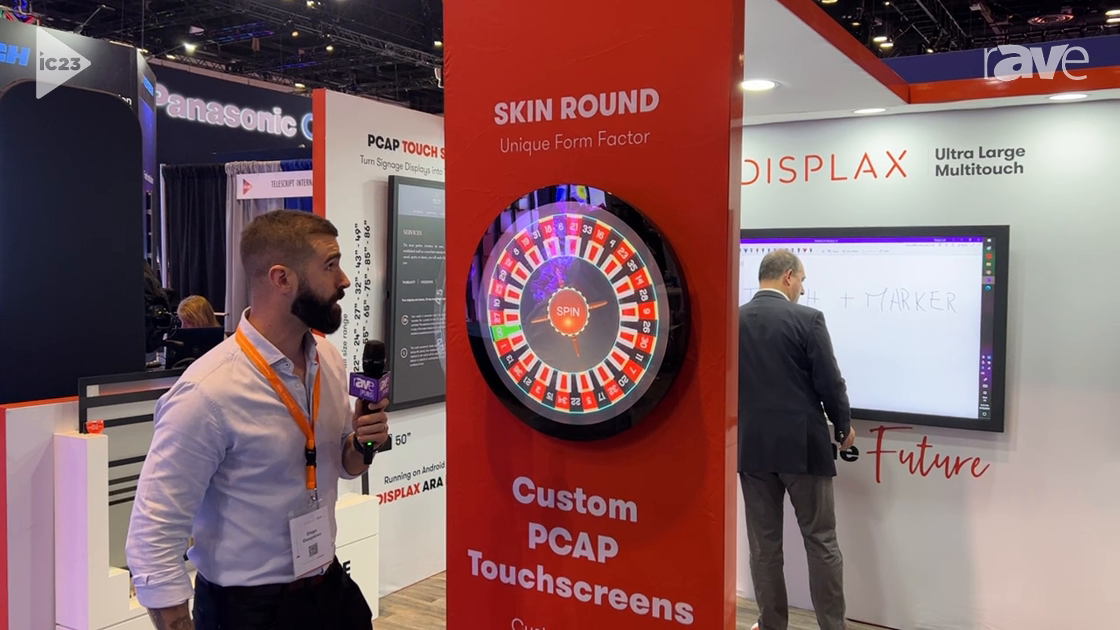 InfoComm 2023: DISPLAX Presents Skin Round PCAP Circular Touch Display – rAVe [PUBS]