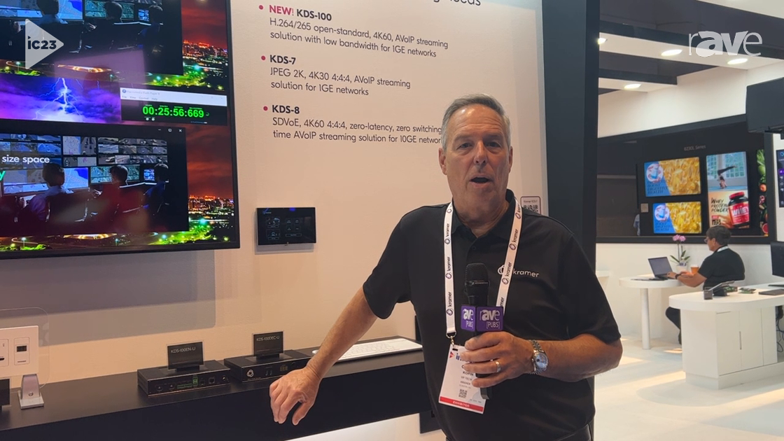 InfoComm 2023: Kramer Highlights AV-Over-IP KDS-100 Encoder/Decoder – rAVe [PUBS]
