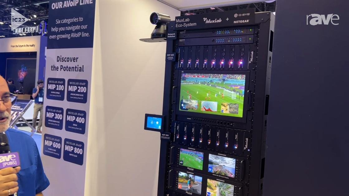 InfoComm 2023: MuxLab Shares AV-Over-IP Ecosystem with Q-SYS and NETGEAR AV – rAVe [PUBS]