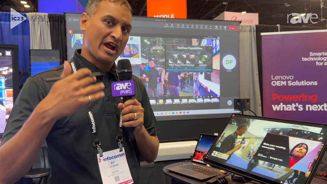 InfoComm 2023: Vizetto Demonstrates Reactiv SUITE PRO for Laptop Use in ...