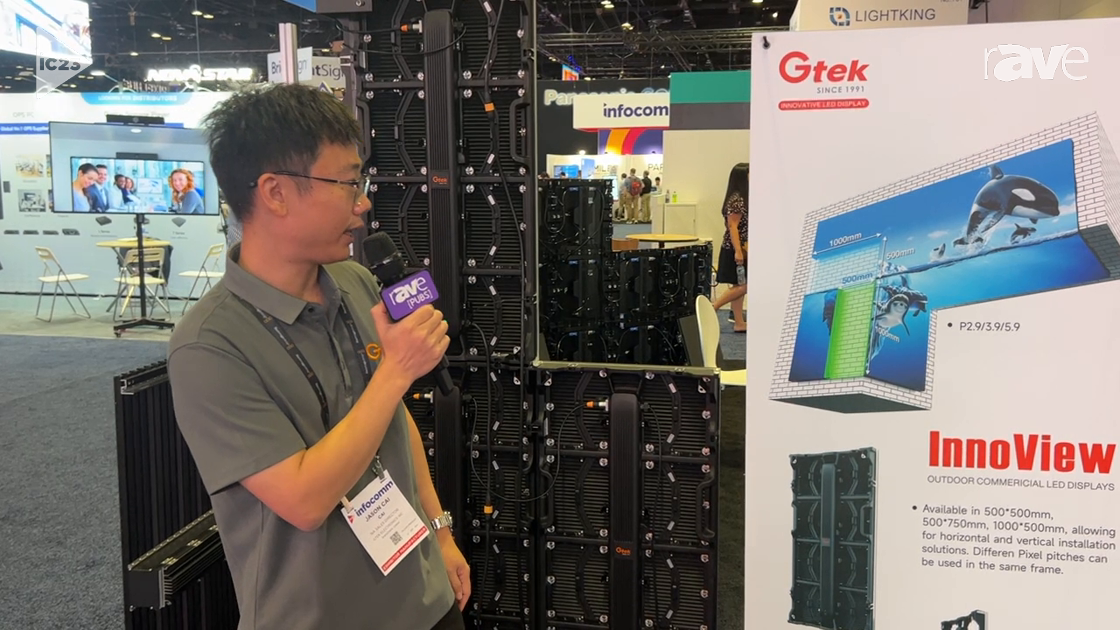 InfoComm 2023: GTEK Presents InnoView Outdoor Commercial dvLED Display – rAVe [PUBS]