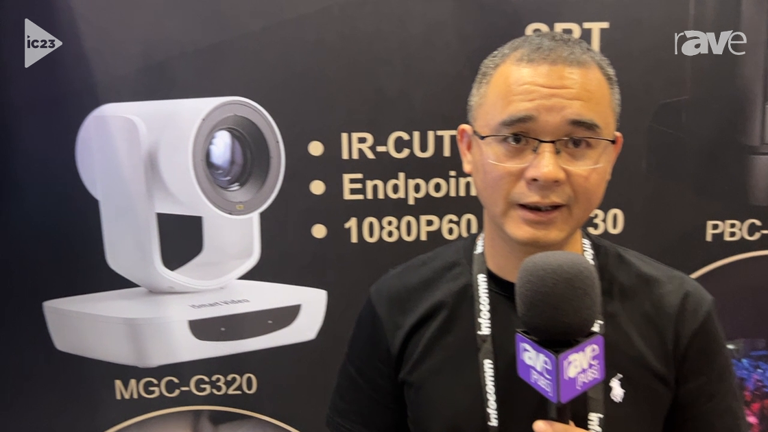 InfoComm 2023: ISmart Video Showcases AMC-G200T Speaker-Tracking Camera – rAVe [PUBS]