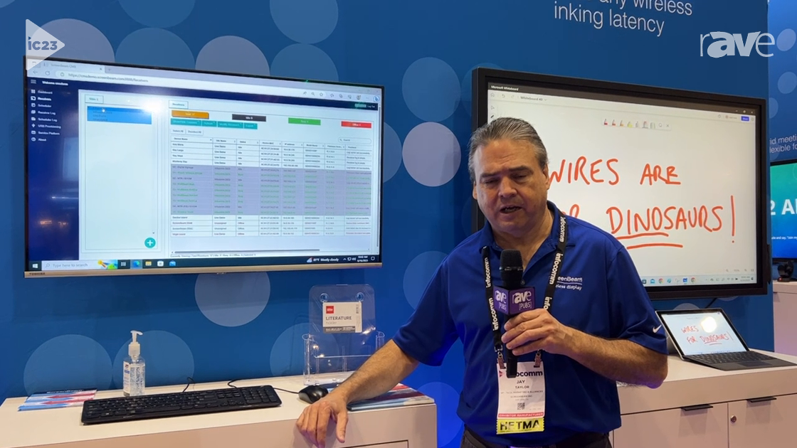 InfoComm 2023: ScreenBeam Shows ScreenBeam CMS for Enterprise Remote Management – rAVe [PUBS]