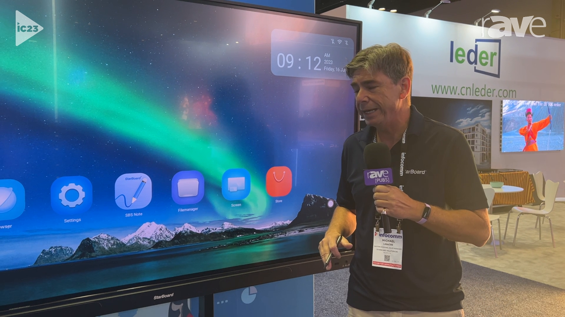 InfoComm 2023: StarBoard Shows Off New YL11.3X Panel with Two 20W Speakers, Talks New Features ...