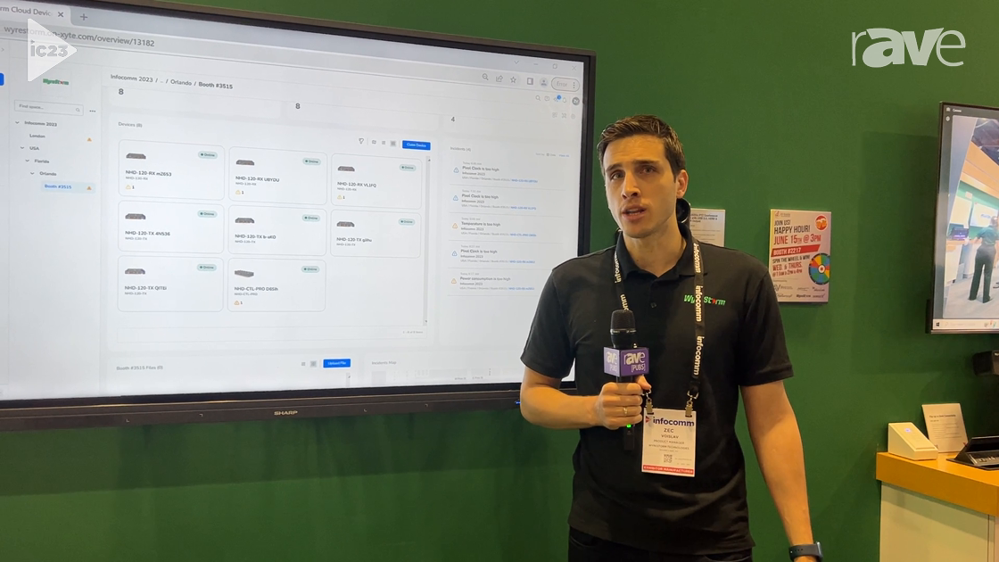 InfoComm 2023: WyreStorm Demos Sygma Cloud Monitoring Solution for ...