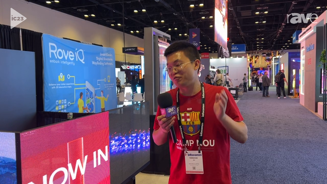 InfoComm 2023: One Display Limited Presents O-Clear Series 3.40mm Transparent dvLED Display ...