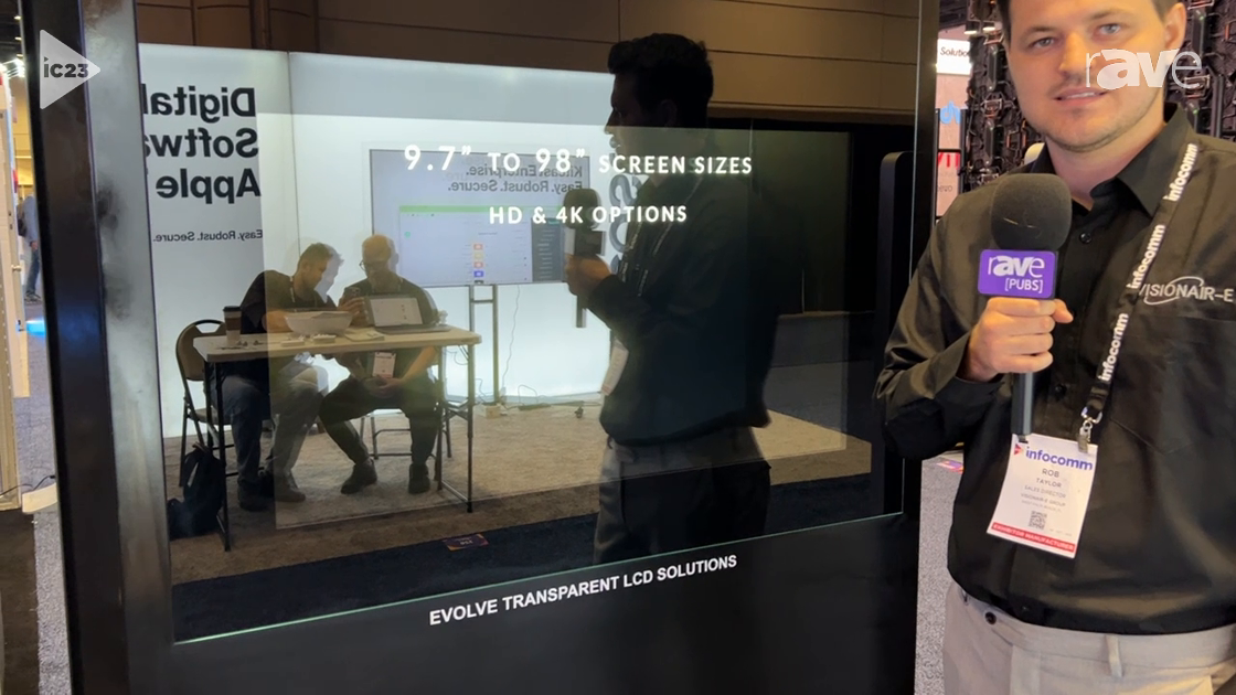 InfoComm 2023: Visionair-e Presents Evolve Transparent LCD Screen for Retail, Museums and More ...