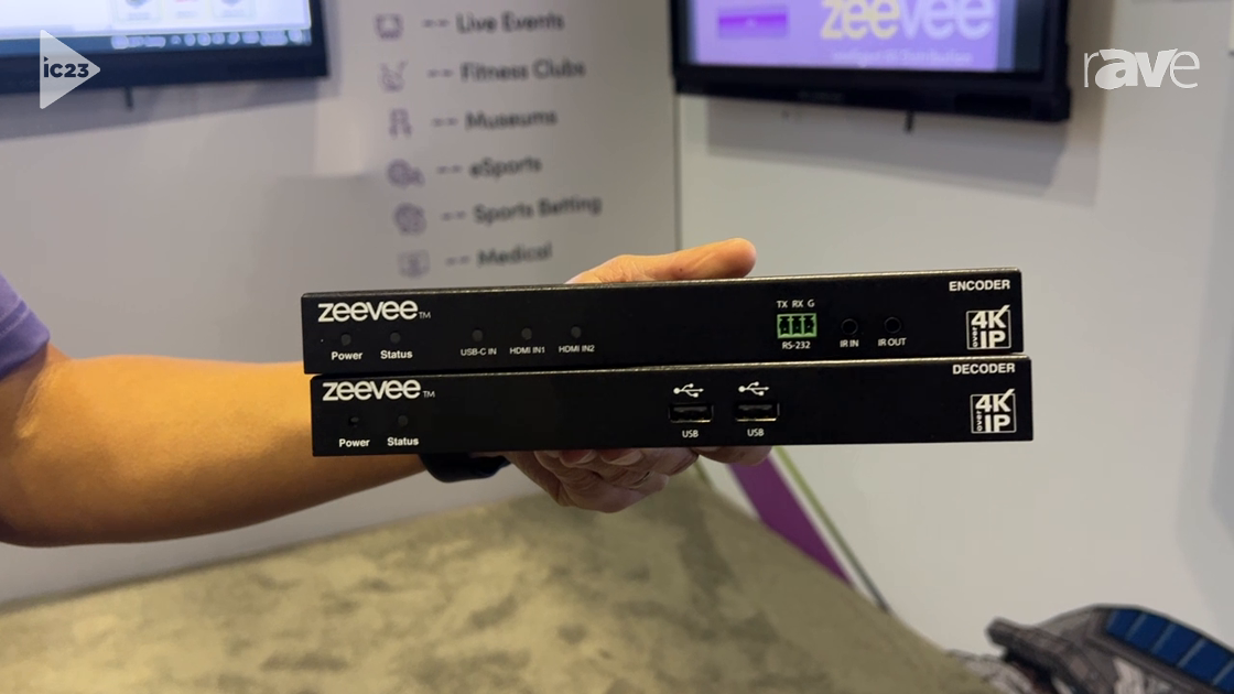 InfoComm 2023: ZeeVee Shares ZYPERUHD60-2E/2D 4K Compressed AV-Over-IP System – rAVe [PUBS]