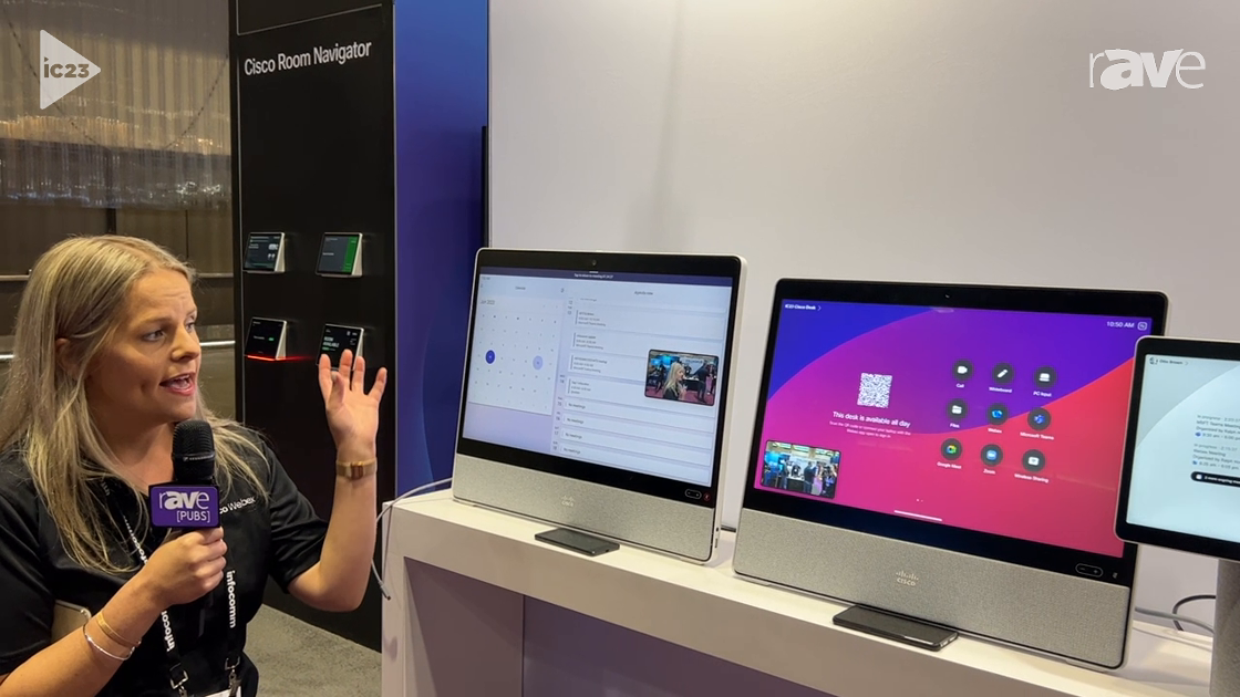 InfoComm 2023: Webex by Cisco Shows Off Desk Series of Conferencing Monitors for Offices and ...