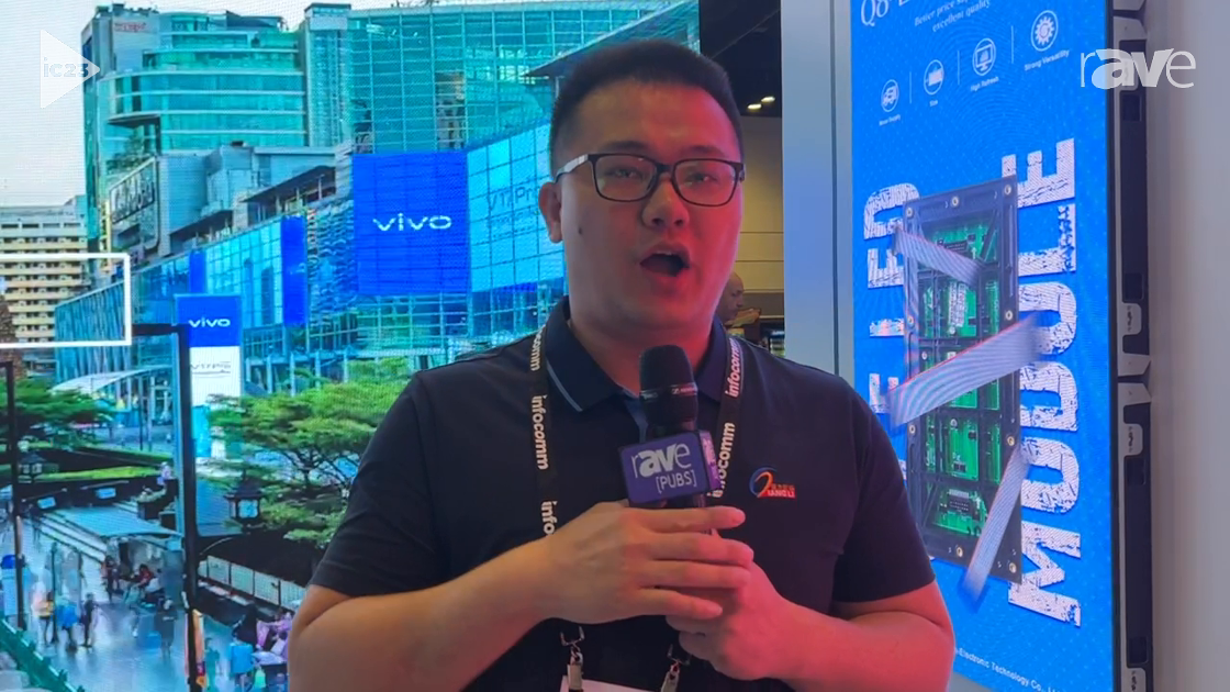 InfoComm 2023: Qiangli LED Details 2.6-mm Curved dvLED Display for Indoor Rental Applications ...
