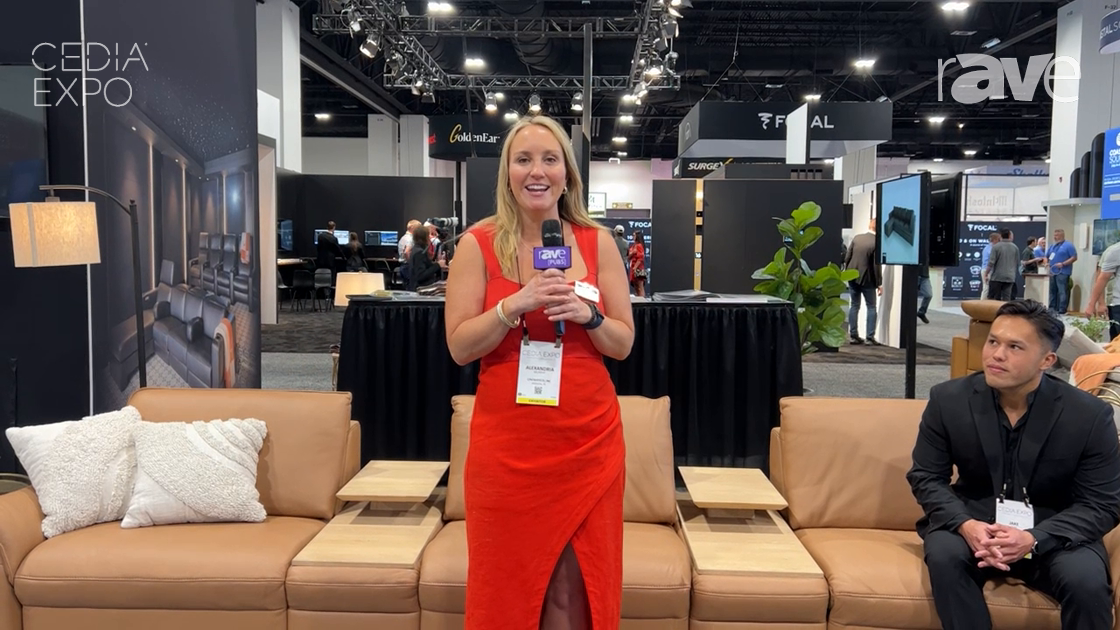 CEDIA Expo 2023: CinemaTech Exhibits the Handmade Leo Sofa with ...