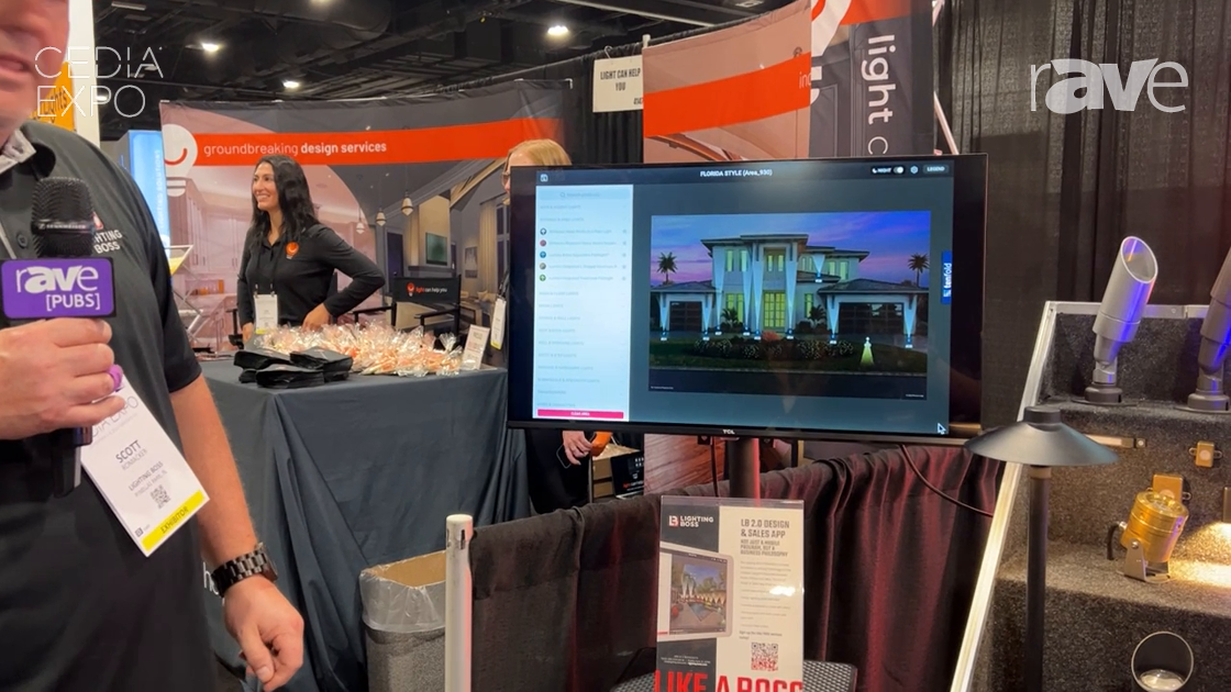 CEDIA Expo 2023: Lighting BOSS Demos LB 2.0 Landscape Lighting Design and Sales Application ...