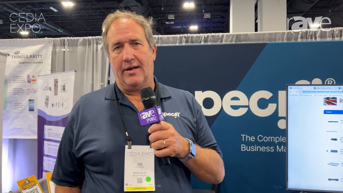 CEDIA Expo 2023: Specifi.io Talks About Its Dealer/Integrator Business ...