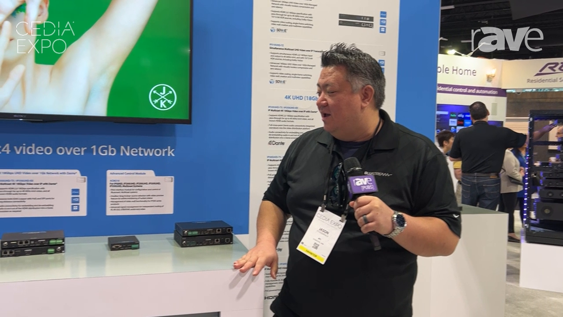 CEDIA Expo 2023: Blustream Talks About IP 300 UHD Video-Over-IP Multicast Distribution Platform ...