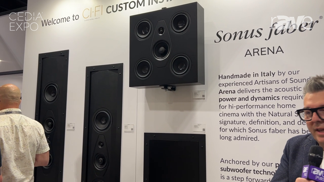 CEDIA Expo 2023: McIntosh Shows Off Family of Sonus faber Arena Home Theater Speakers – rAVe [PUBS]