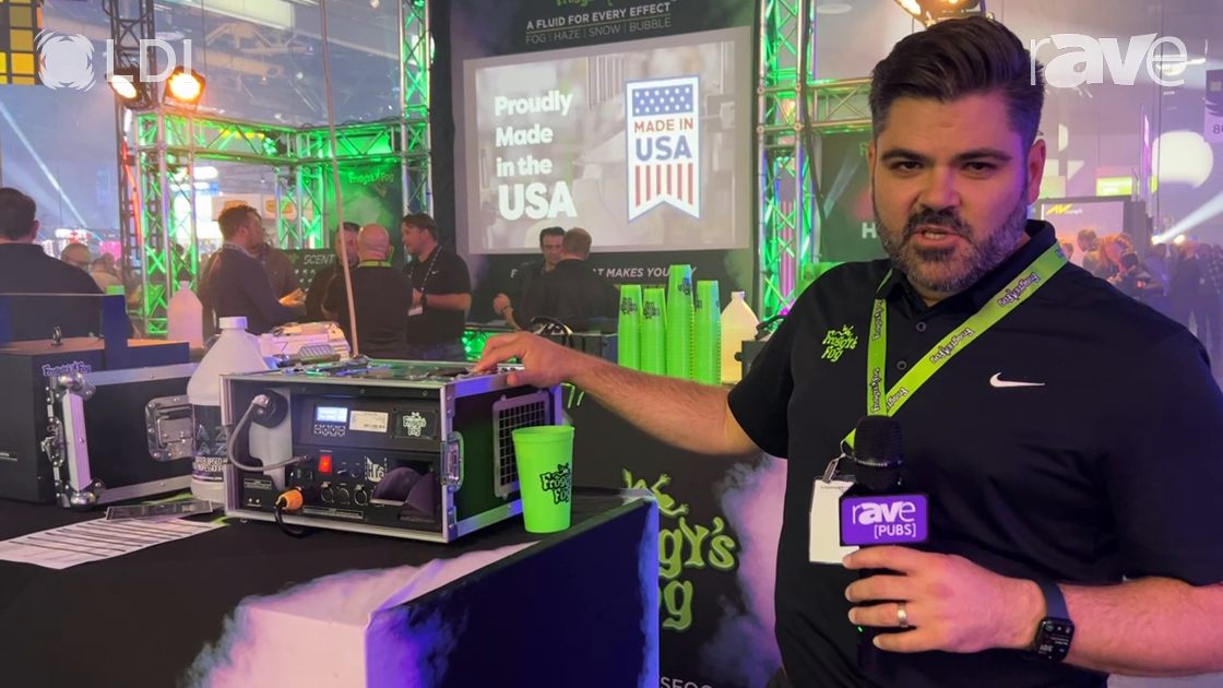 LDI 2023: Froggys Fog Showcases Titan HT6 Haze Machine – rAVe [PUBS]