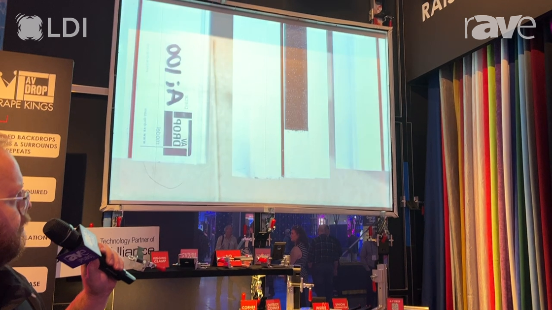 LDI 2023: Drape Kings Features AV-Drop Modular Backdrop System – rAVe ...