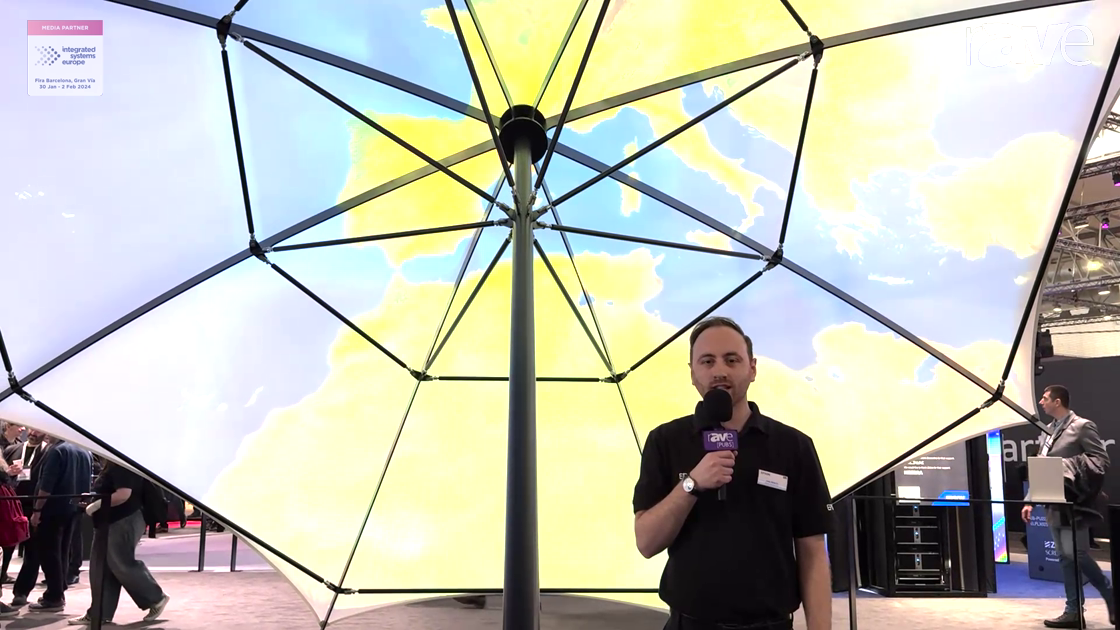 ISE 2024: Epson Unveils Immersive Umbrella Display with Six PU2220B 20,000-Lumen Projectors ...