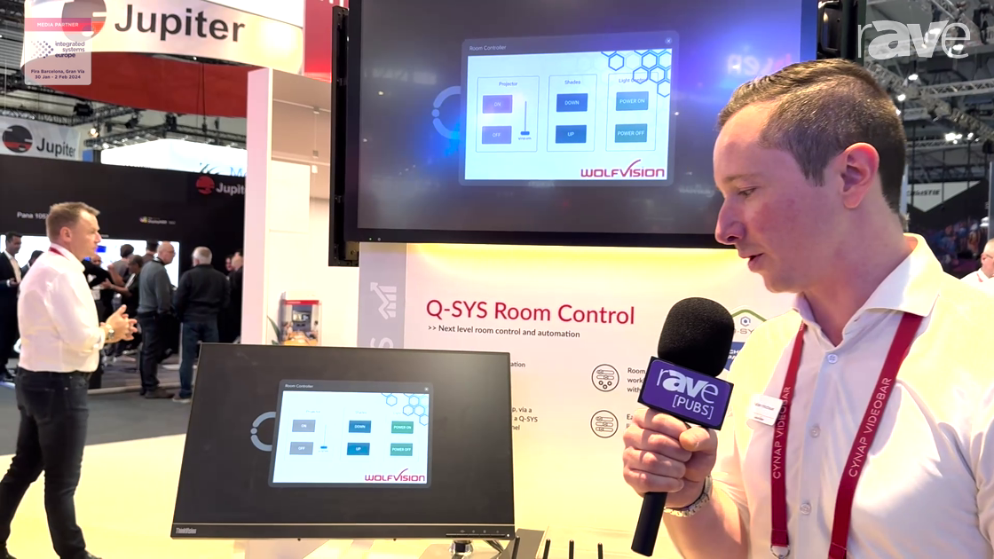 ISE 2024: WolfVision Shows Q-SYS Integration to CYNAP for Room Control ...
