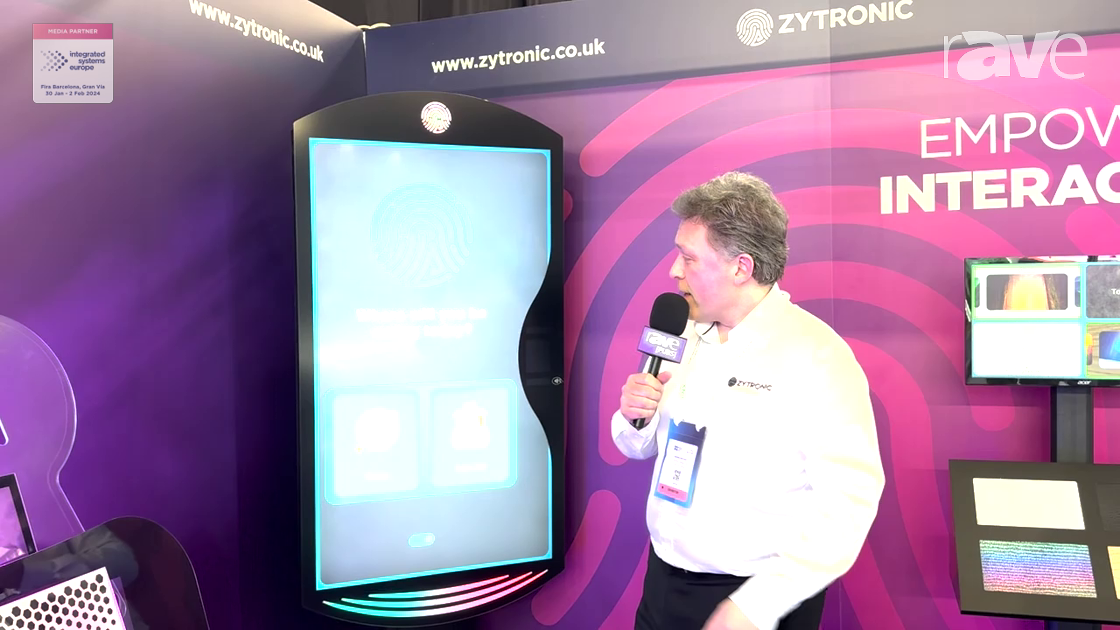 ISE 2024: Zytronic Demos 55″ 4K Restaurant Kiosk Display for ...