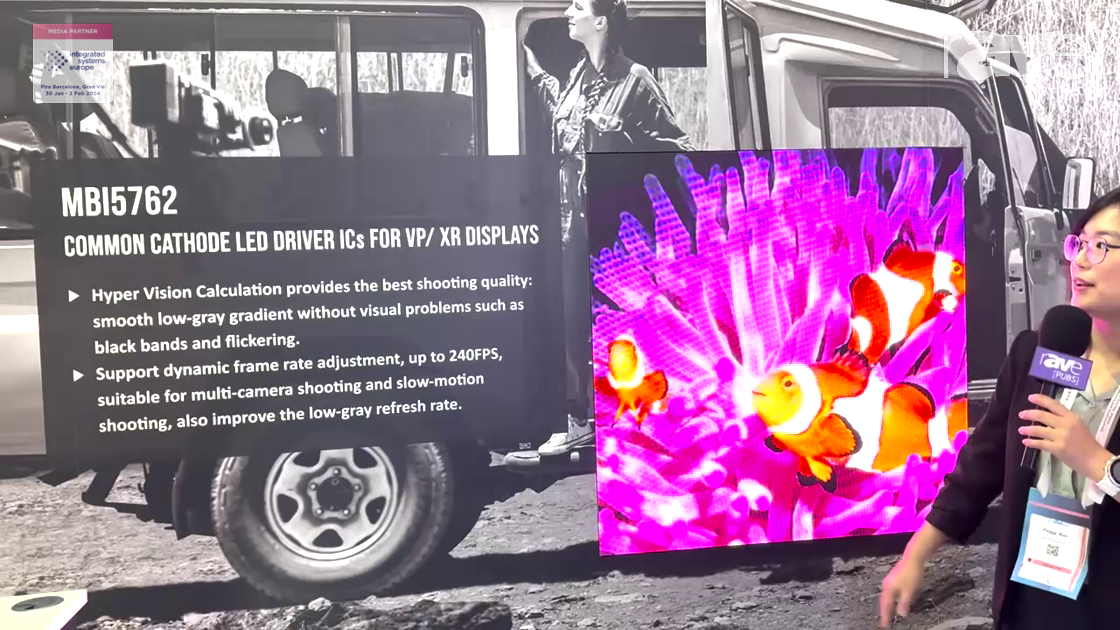 ISE 2024: Macroblock Shows MBI5762 Common Cathode LED Driver ICs for VP ...