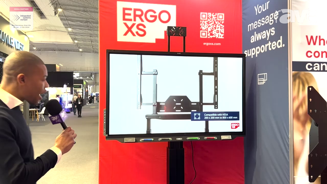 ISE 2024: ErgoXS Highlights Motion EBT Floor Lift for Displays up to 96″ – rAVe [PUBS]
