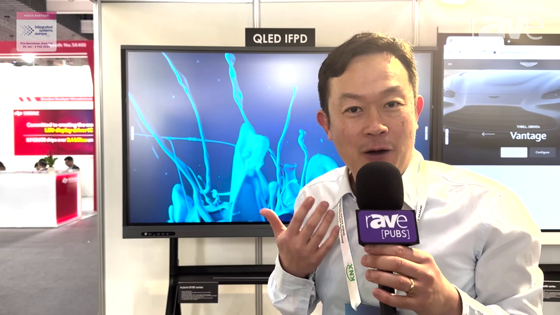 ISE 2024: Polyboard Shows Off QLED IFPD Interactive Whiteboard Display ...