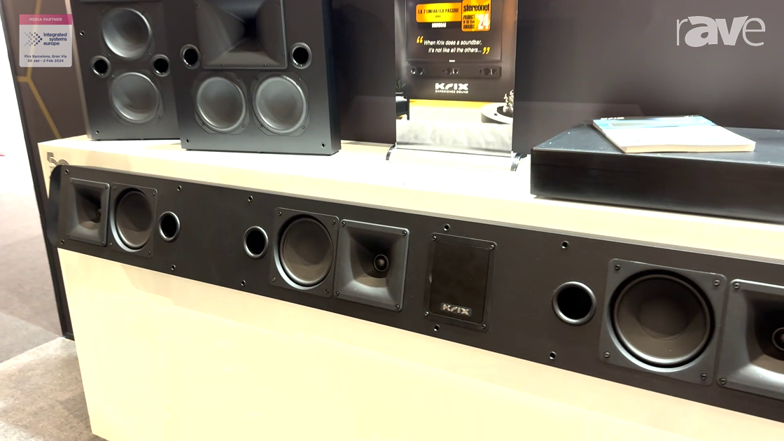 ISE 2024: Krix Reveals LX-7 High-Performance Passive Loudspeaker Sound Bar – rAVe [PUBS]