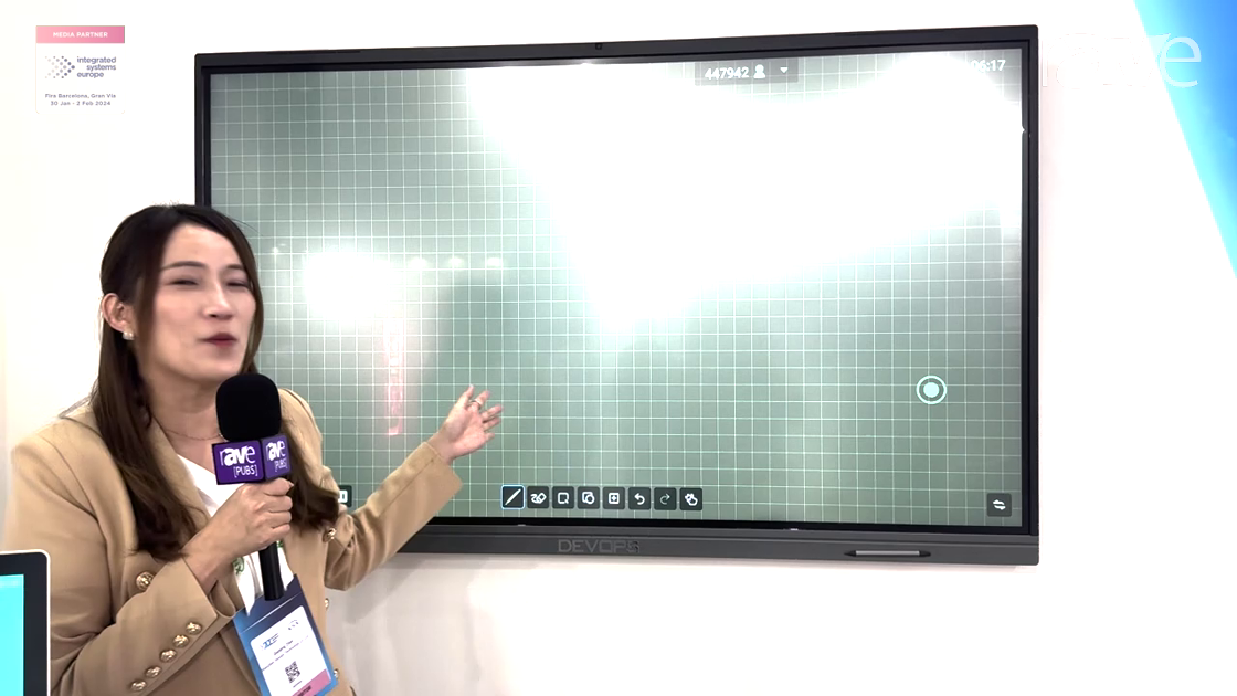 ISE 2024: Shenzhen Devops Technology Demos Interactive Flat Panel LSC – rAVe [PUBS]