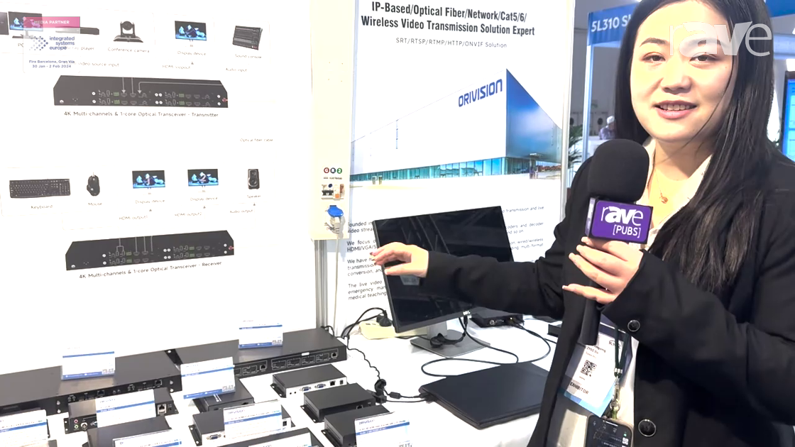 ISE 2024: Orivision Introduces Video Encoder and Decoder – rAVe [PUBS]