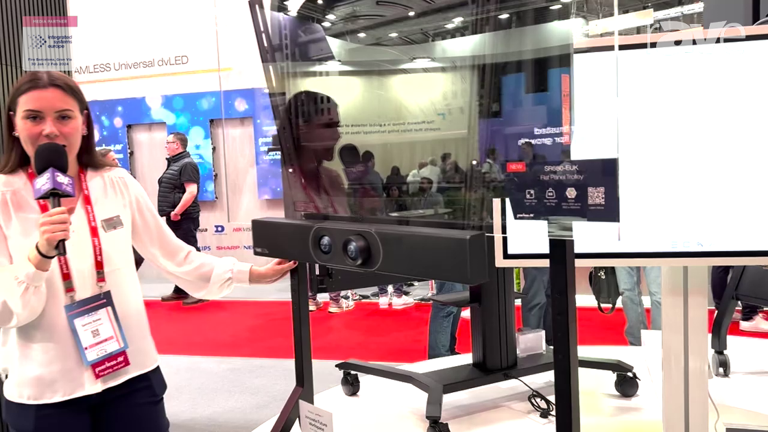ISE 2024: Peerless-AV Shows SR860-EUK SmartMount Flat Panel Trolley ...