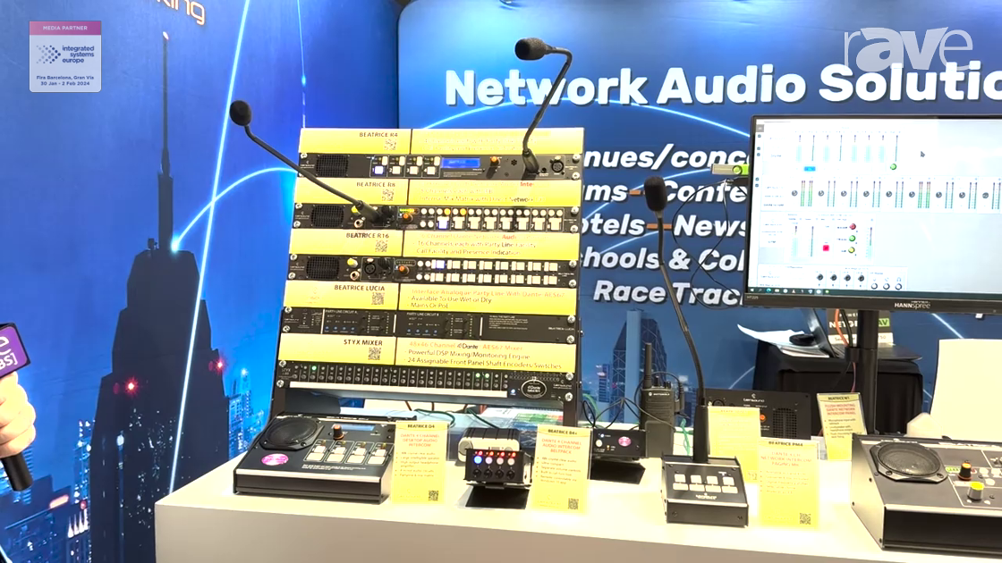 ISE 2024: Glensound Features Beatrice 16-Channel Intercom Line on Dante Networks – rAVe [PUBS]