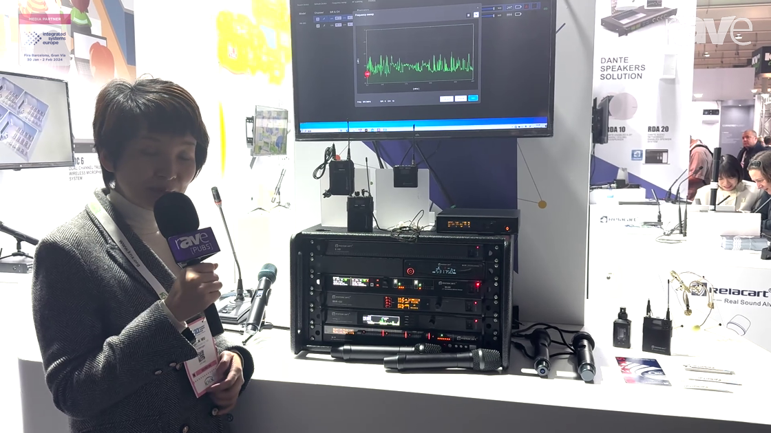 ISE 2024: Relacart Presents HR-32D True Diversity Wireless Microphone ...