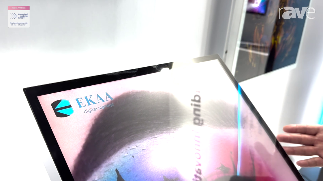 ISE 2024: EKAA Presents Touchable Square Screen in Custom Sizes, Colors ...
