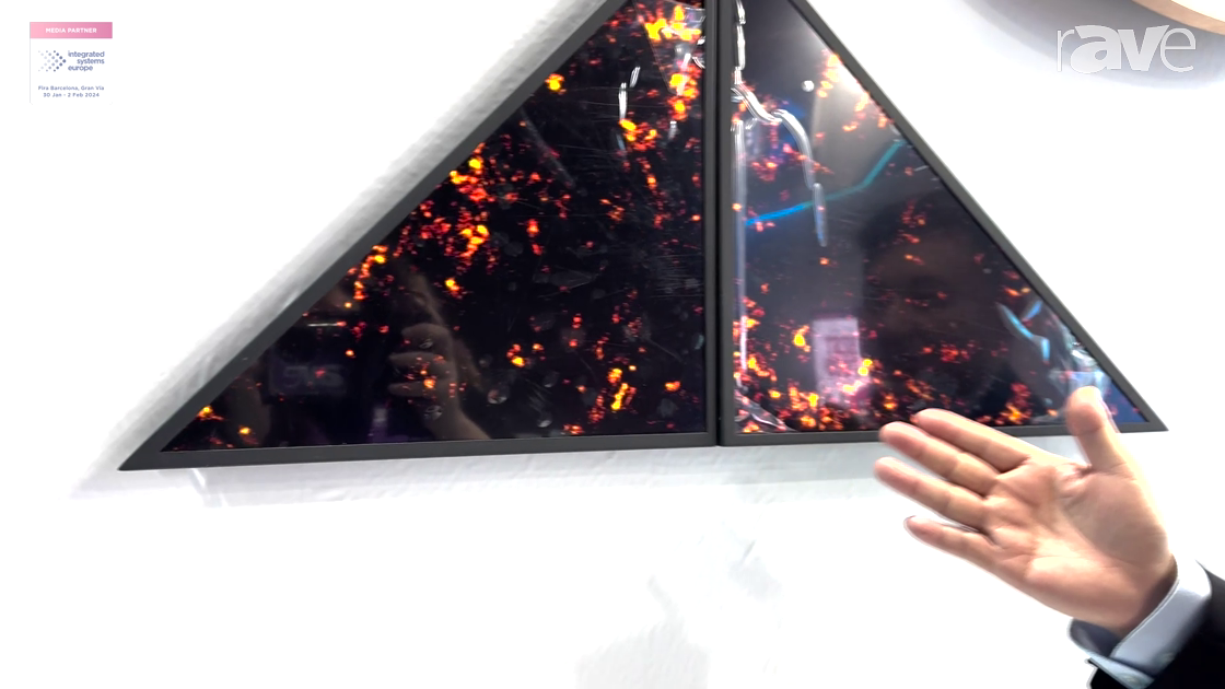 ISE 2024: EKAA Shows Off Triangular LCD Display for Restaurants and ...