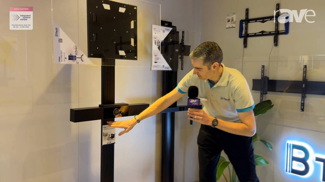 ISE 2024: B-Tech AV Mounts Explains BT7875 Video Bar Adapter Mounting ...