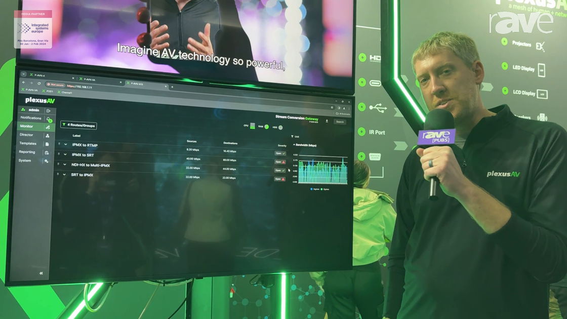 ISE 2024: PlexusAV Showcases P-AVN-SCG Stream Conversion Gateway for Converting Different ...