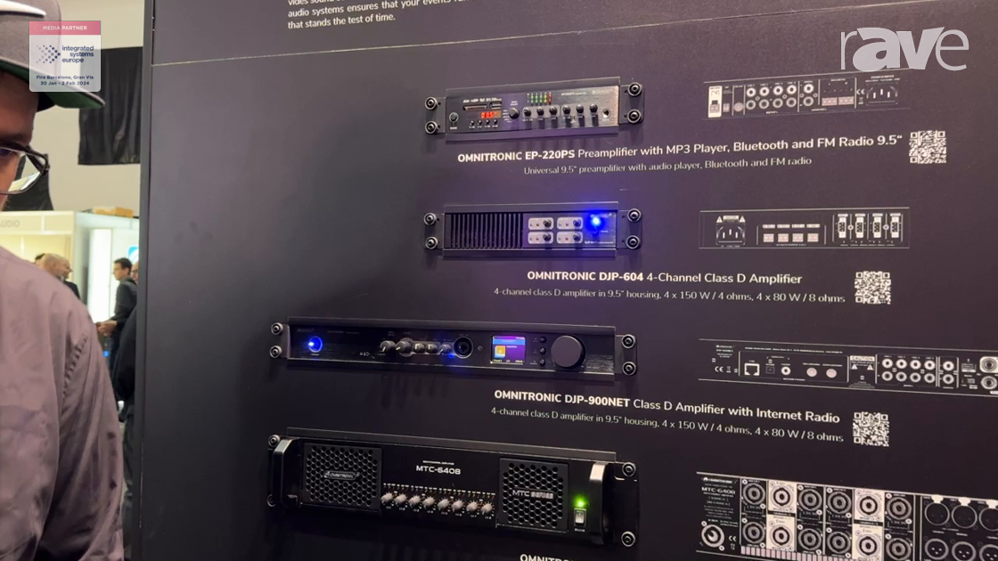 ISE 2024: Steinigke Showtechnic Shows Omnitronic MTC Series of ...
