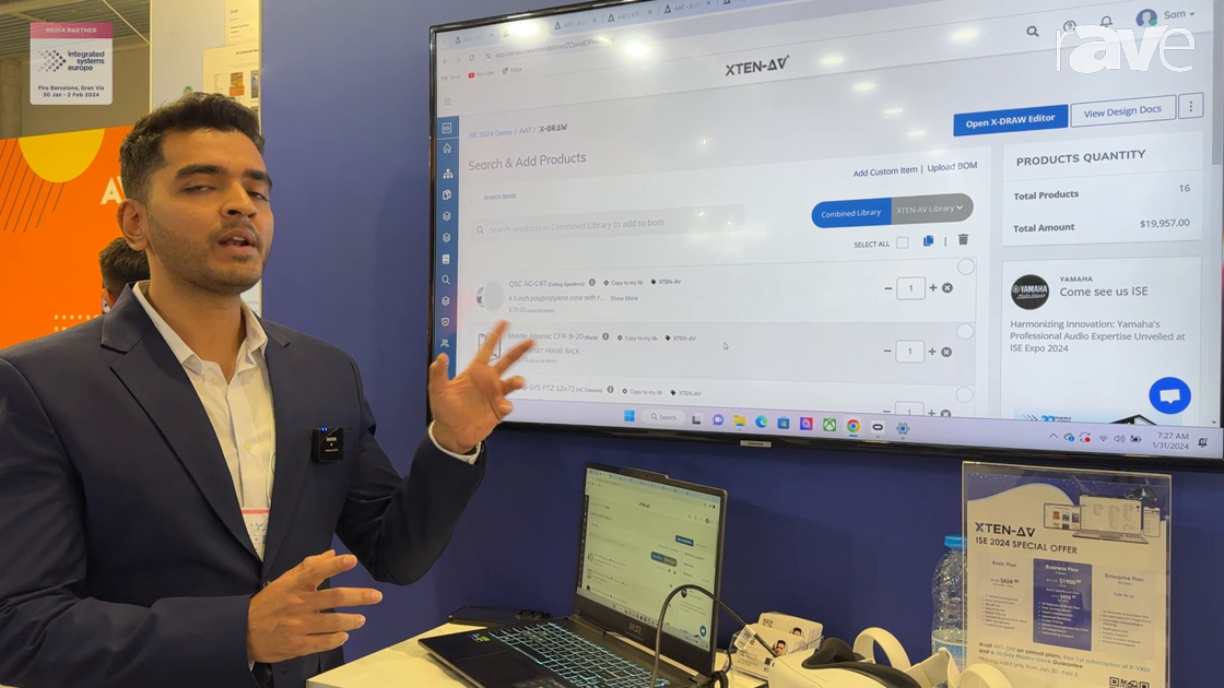ISE 2024: XTEN-AV Features X-DRAW AV Design Software, a Professional Drawing and Editing Tool ...