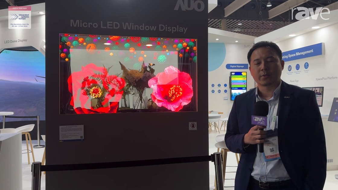 ISE 2024: AUO Corporation Features 60″ Transparent Micro LED Display ...