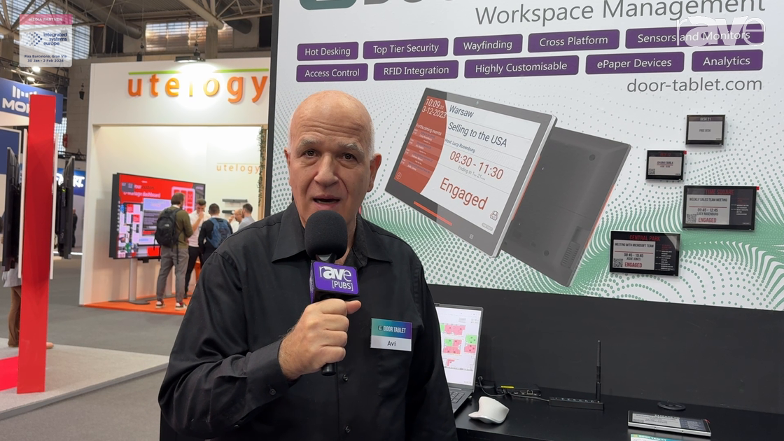 ISE 2024: Door Tablet Shows Door Tablet EPS ePaper Device for Meeting ...