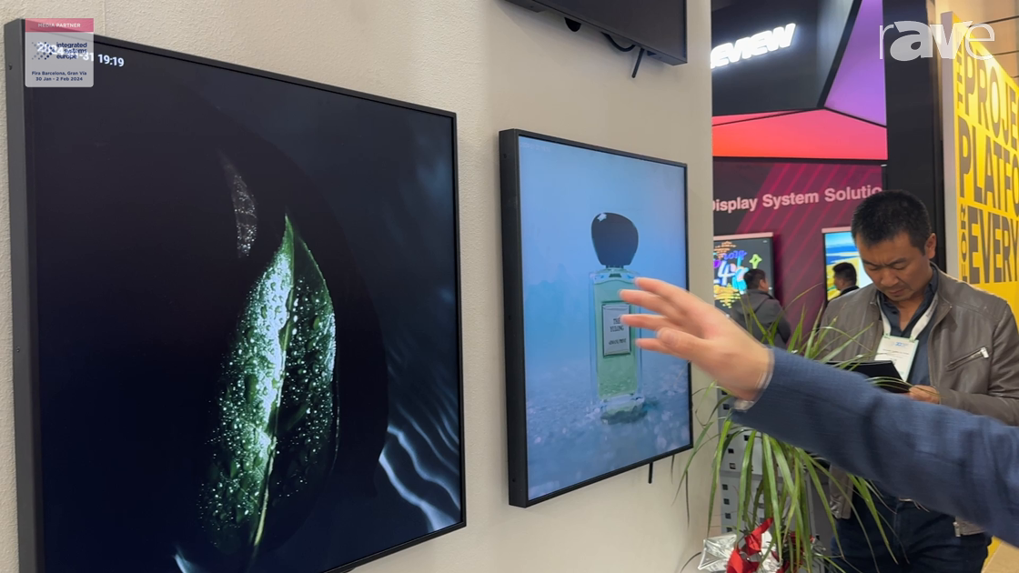 ISE 2024: HKC Shows Circle and Square LCD Digital Signage Displays for ...